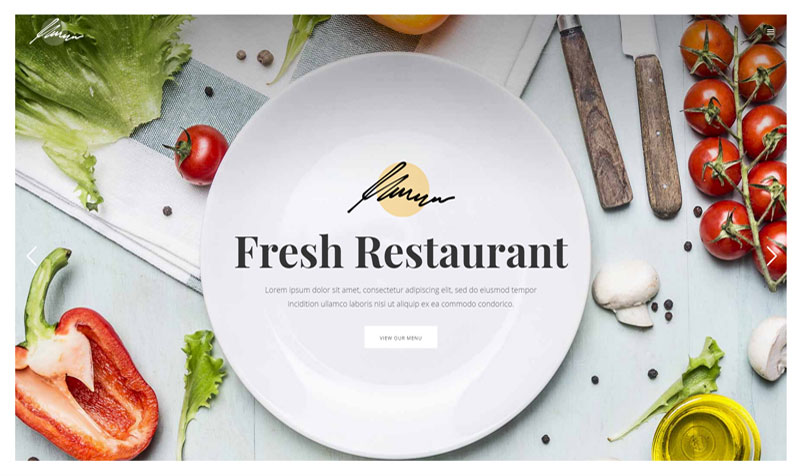 Left Menu Home - Café Américain